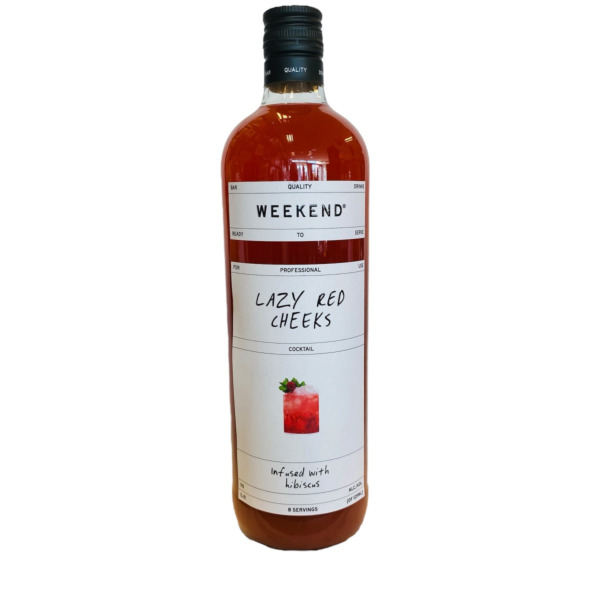 Weekend lazy red cheeks - Fles 1L - Cocktail - Drinks4u